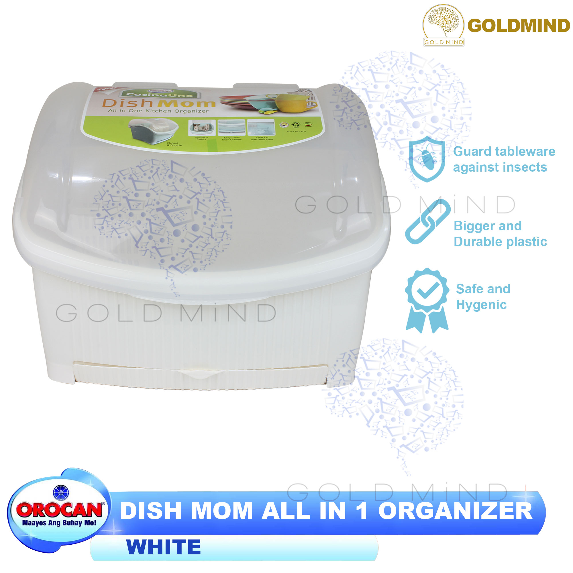 Orocan Dishrack Dish Drainer Kitchen Organizer Lagayan ng Plato Baso ...