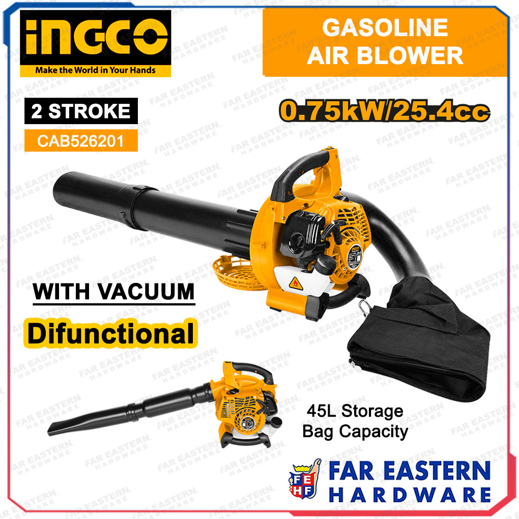 INGCO Gasoline Air Blower w/ Vacuum 2 Stroke CAB526201 INVAR | Lazada PH