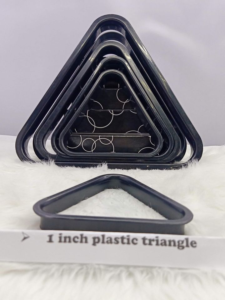 1 INCH BRAND NEW PLASTIC TRIANGLE FOR BILLIARDS / GAMIT SA BILYARAN ...