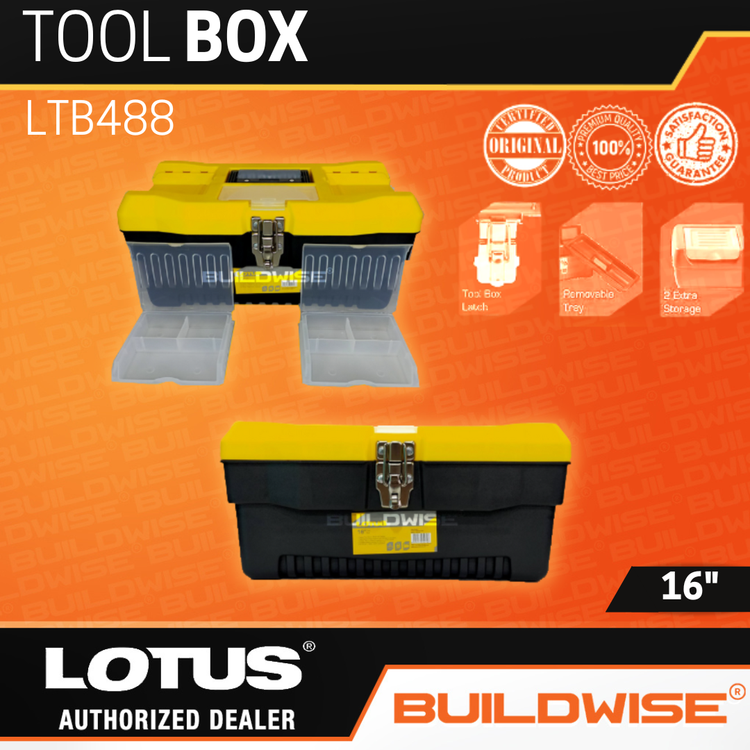 Lotus Tool Box 14" | 16'' LTTSTB1400 LTB488 「BUILDWISE」 「BUILDWISE ...