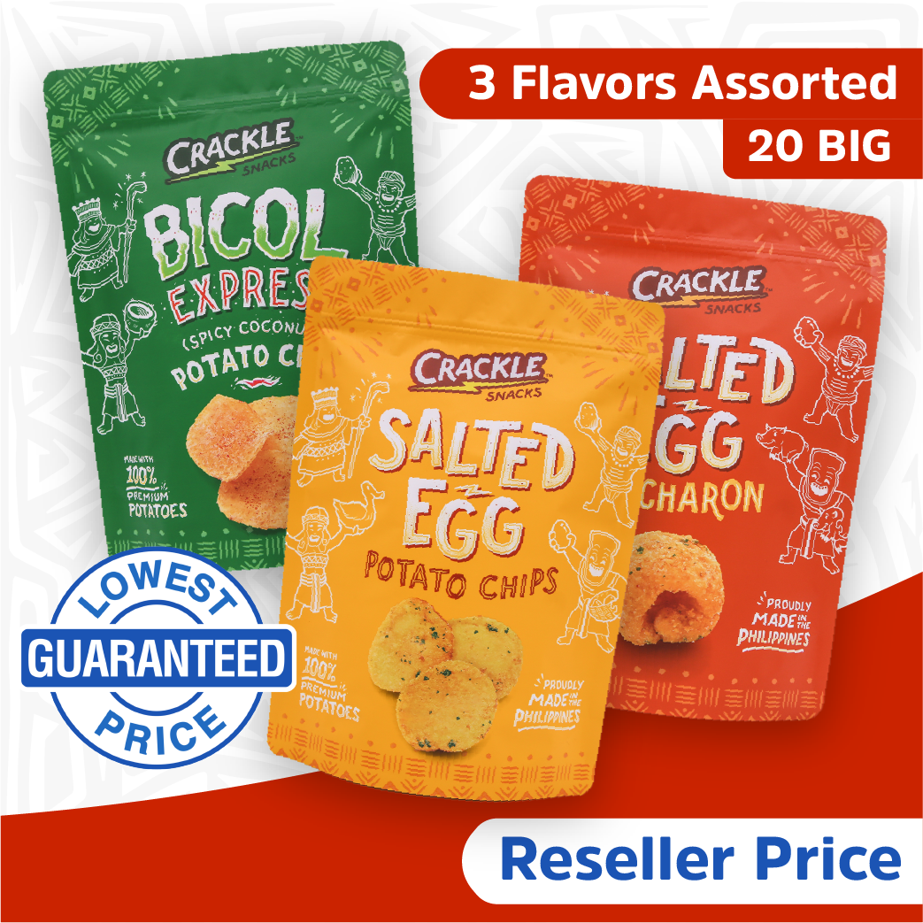 Crackle Snacks Reseller Packages | Lazada PH