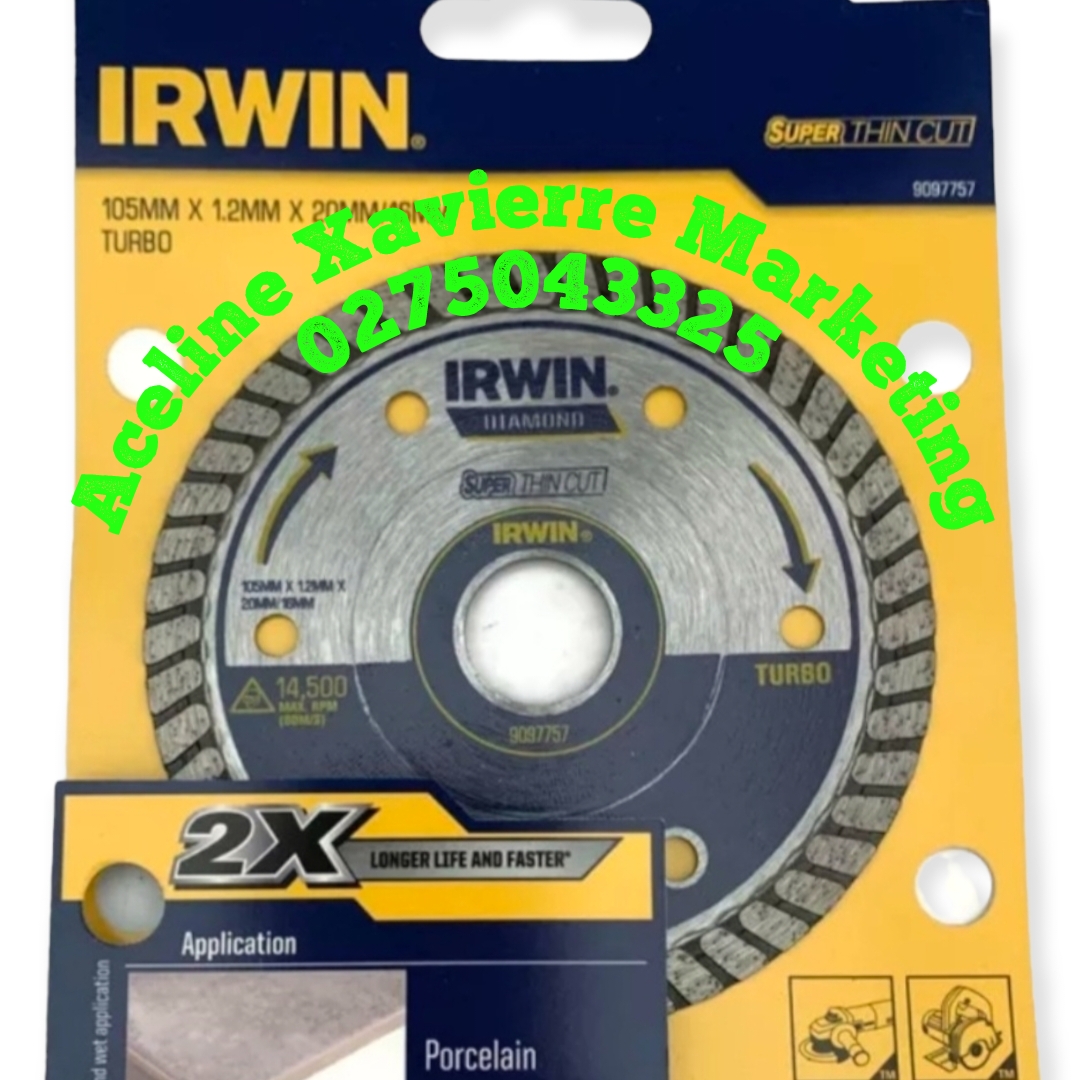 Irwin Diamond 7inch Segmented / Turbo Cutting Disc for Concrete, Stone ...