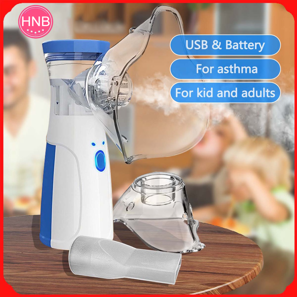 Portable Nebulizer Handheld Rechargeable Ultrasonic Spray For Asthma ...