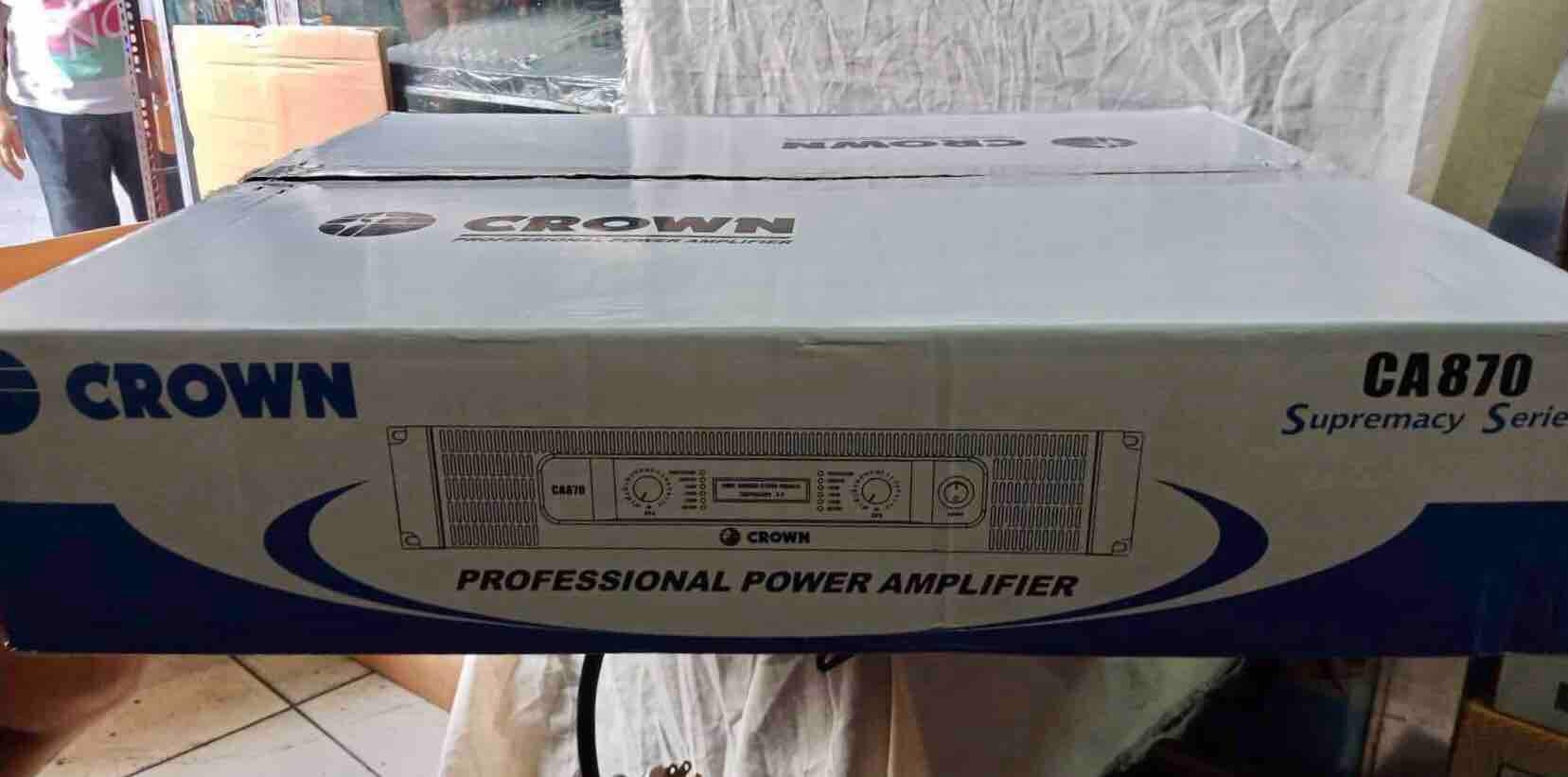 Crown CA-870 Powered Amplifier - AUTHORITY SERIES | Lazada PH
