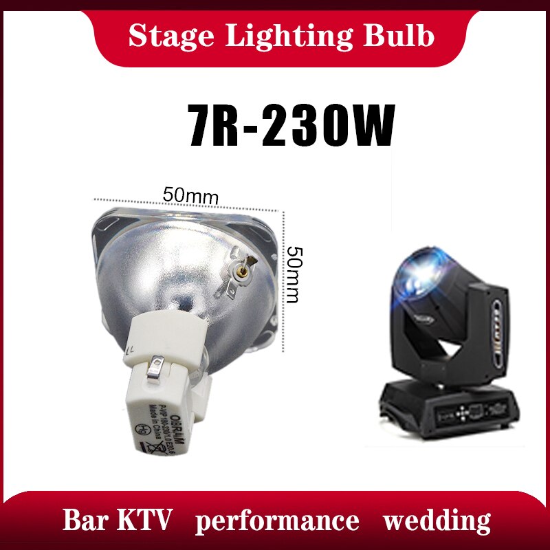 7R 230W Metal Halide Lamp Moving Beam Stage Lamp 230 Beam P-VIP 180-230 ...