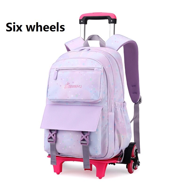Trolley School Bags for Girls Sac A Dos Enfant Garcon Rolling Cartable ...