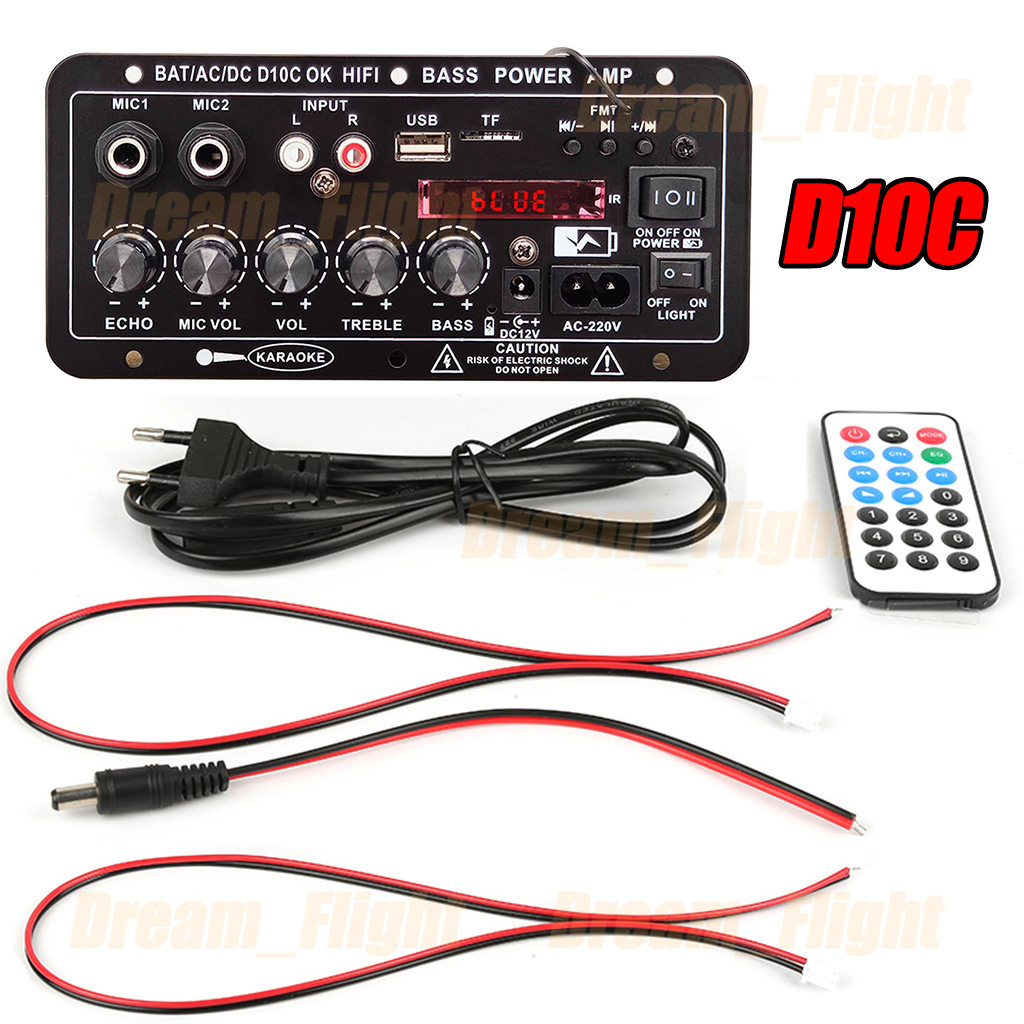 🇵🇭 220V 12V Digital Display Bluetooth 5.0 Karaoke Amplifier Board ...