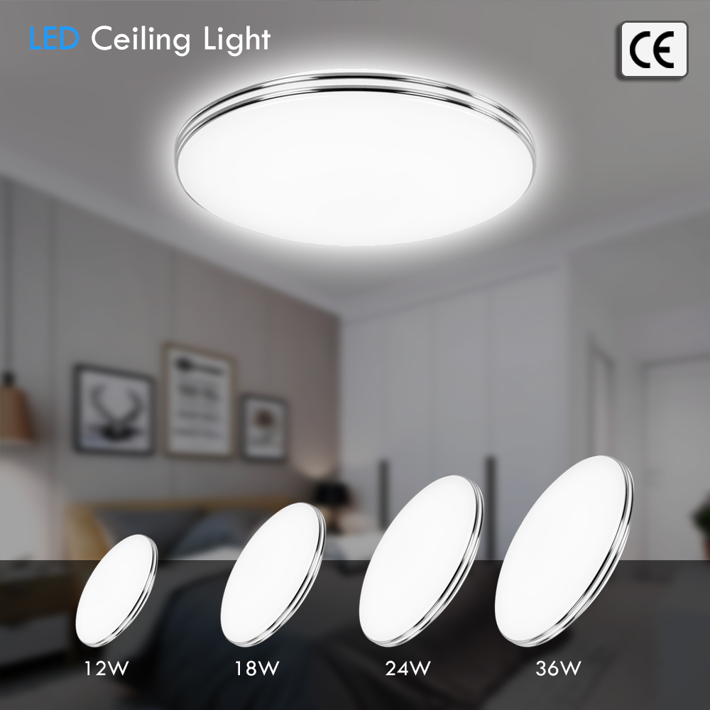 Modern LED Ceiling Chandelier Plafon LED Ceiling Lamps Lights 36W Body ...