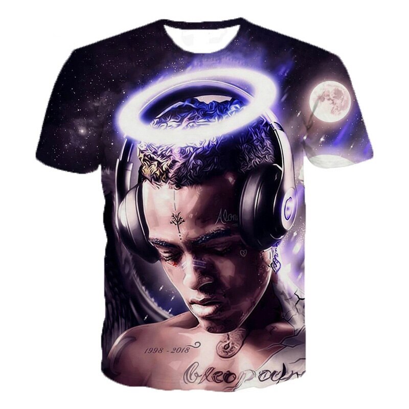Rapper Lil Peep 3D Print Tshirt Men/women Hiphop Xxx Tentacion T-shirt ...