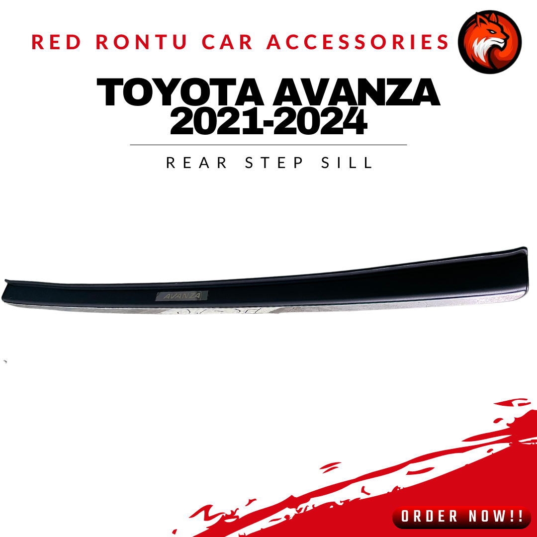 Toyota Avanza (2022-2024) Rear Step Sill/ Rear Bumper Guard | Lazada PH