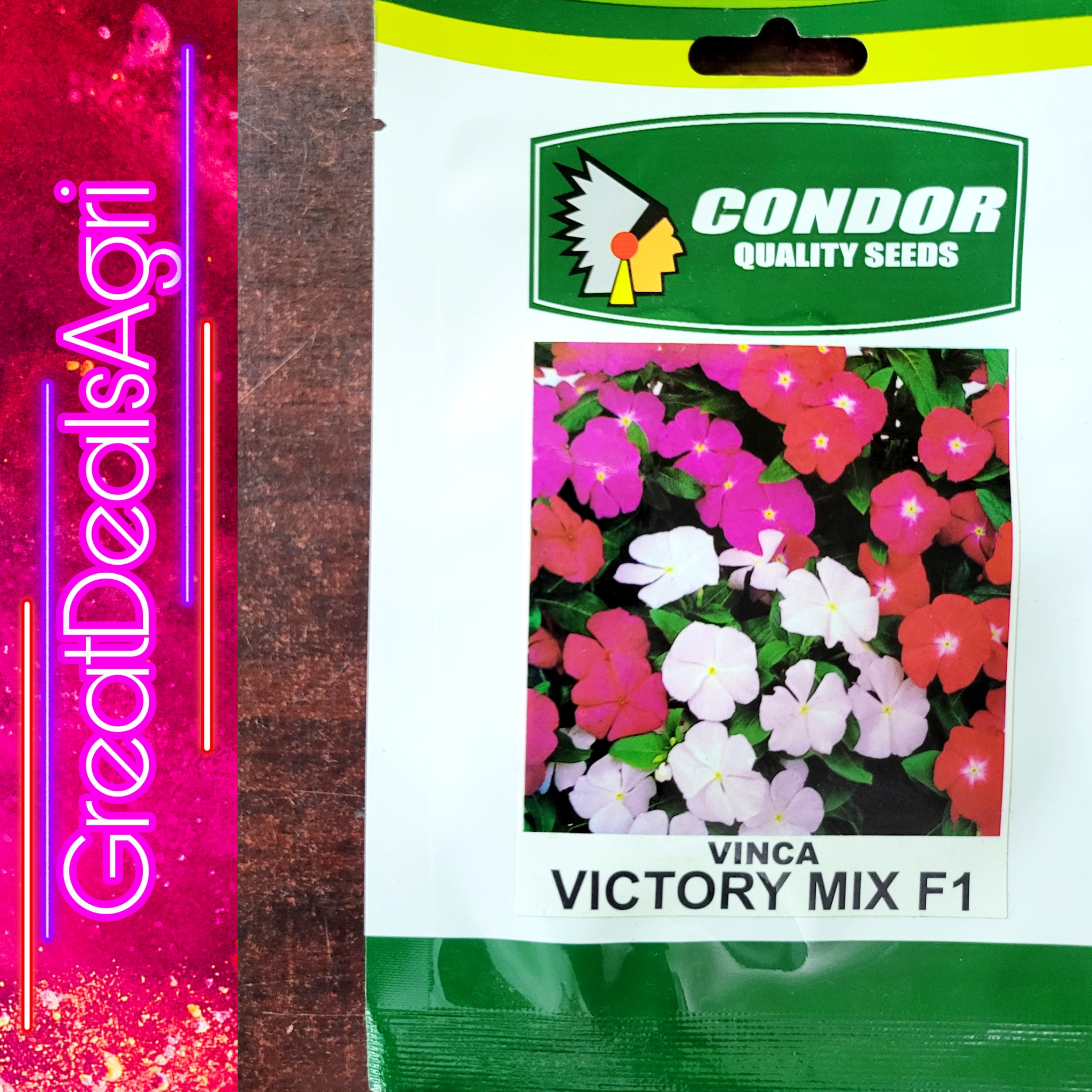 VICTORY MIX F1 HYBRID VINCA SEEDS (50 SEEDS) CONDOR SEEDS | Lazada PH