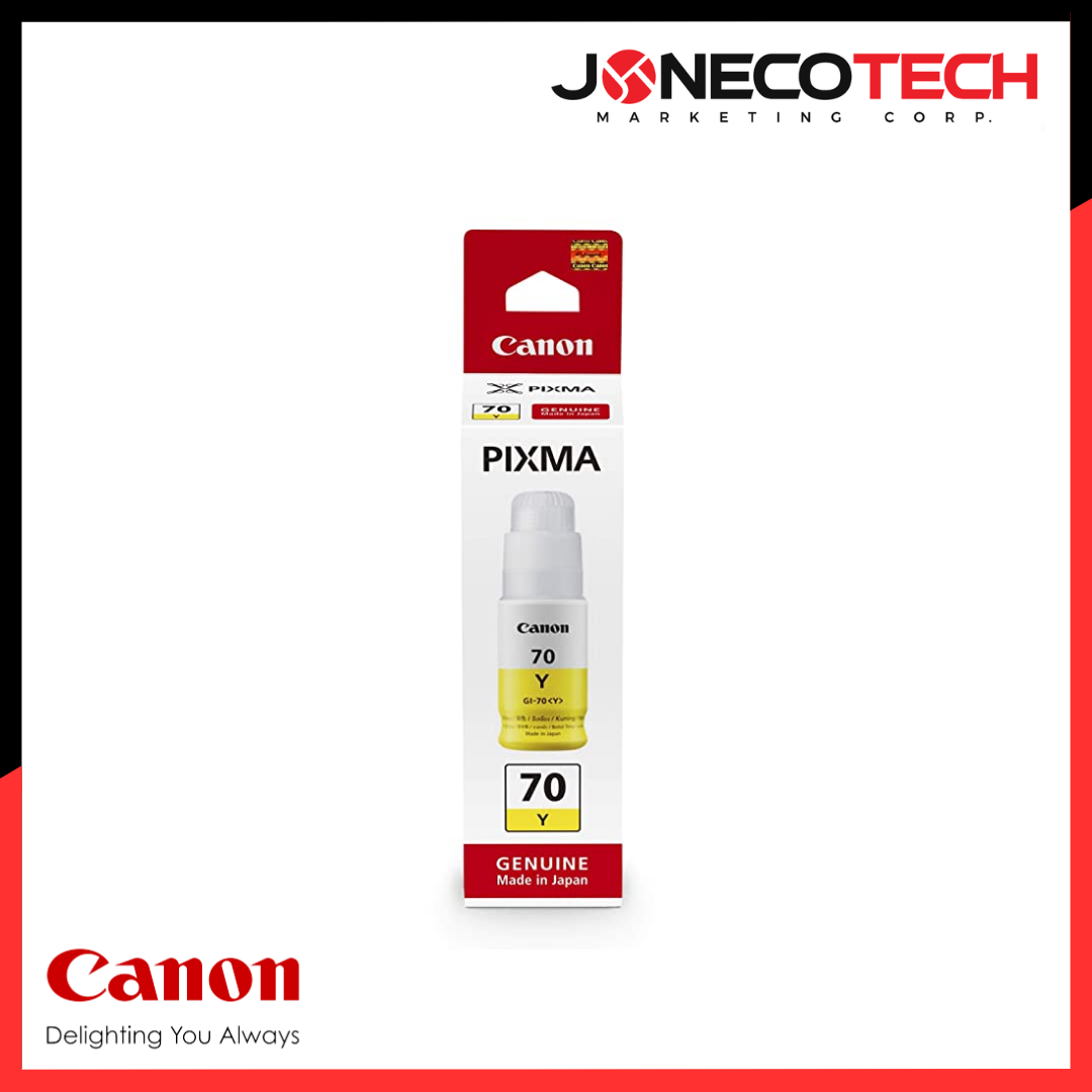 CANON ORIGINAL INK BOTTLES GI-70 BLACK/ GI-70 CYAN/ GI-70 MAGENTA/ GI ...