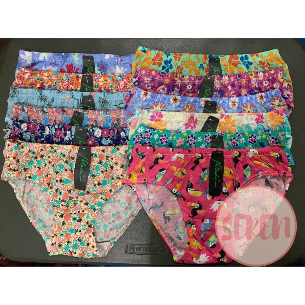 COD 12 pcs Women's Natasha Panty Underwear | Lazada PH