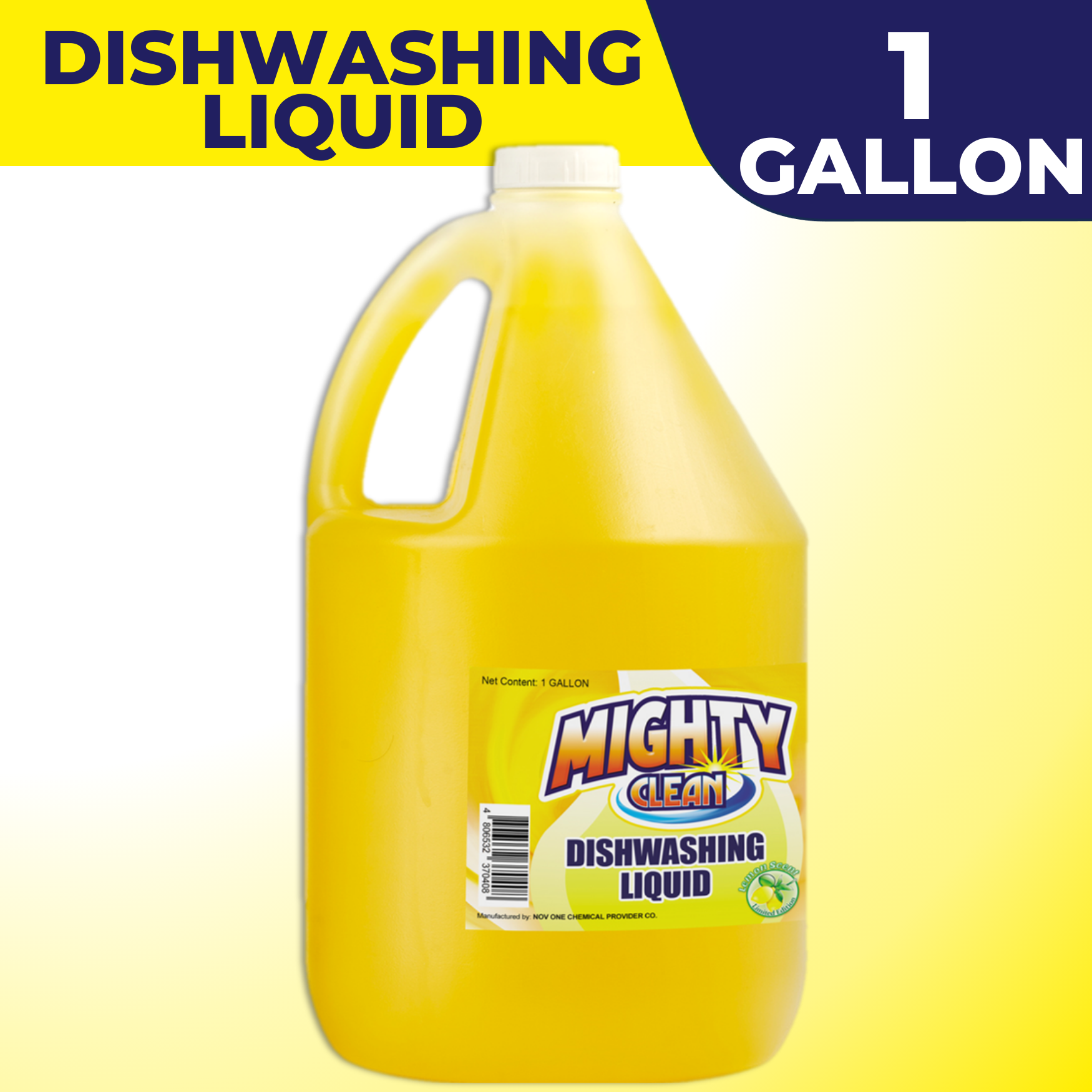 Mighty Clean Dishwashing Liquid Lemon - DWL (yellow) - 1 Gallon | Lazada PH