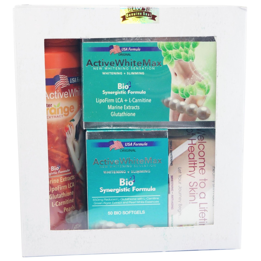 Active White Max Glutathione Whitening + Slimming Beauty Set | Lazada PH