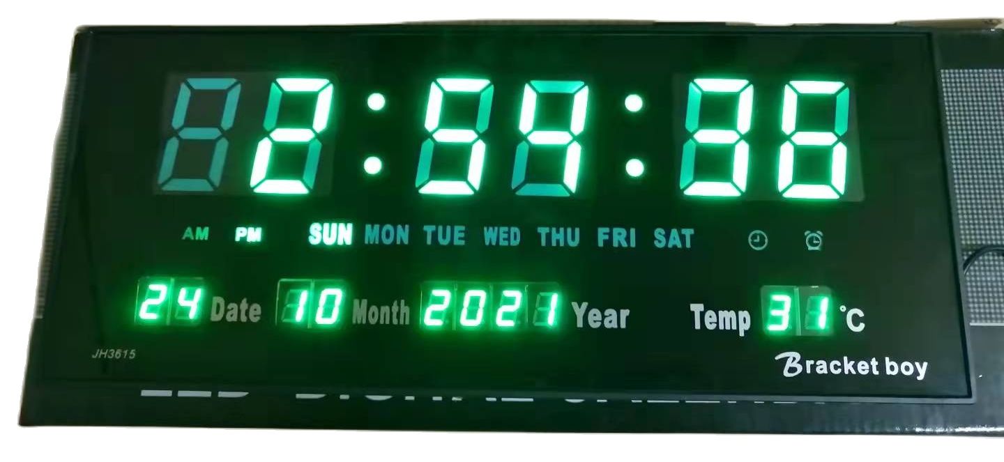 (jh3615) led digital clock green light | Lazada PH