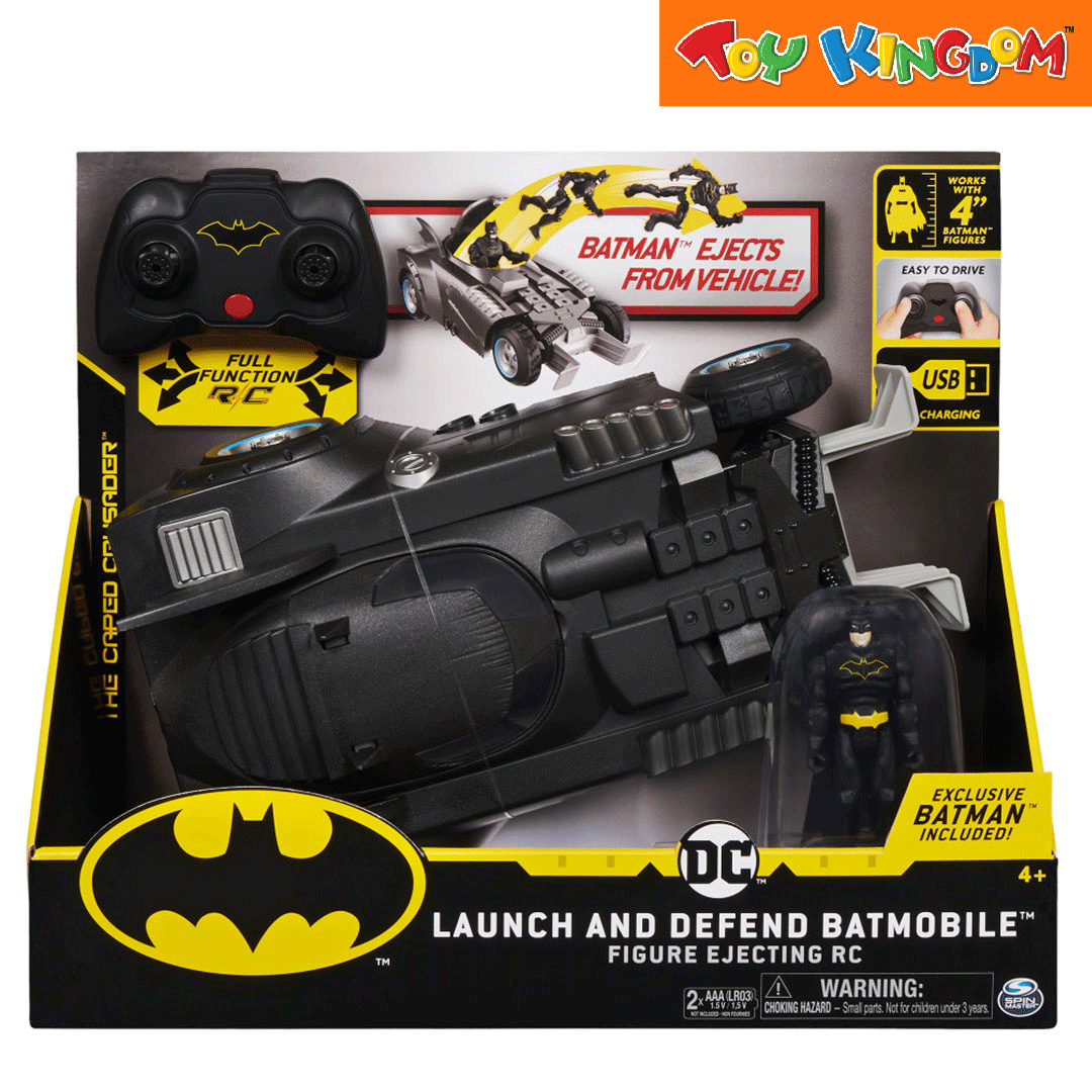 DC Comics Batman Launch and Defend Remote Control Batmobile Vehicle ...