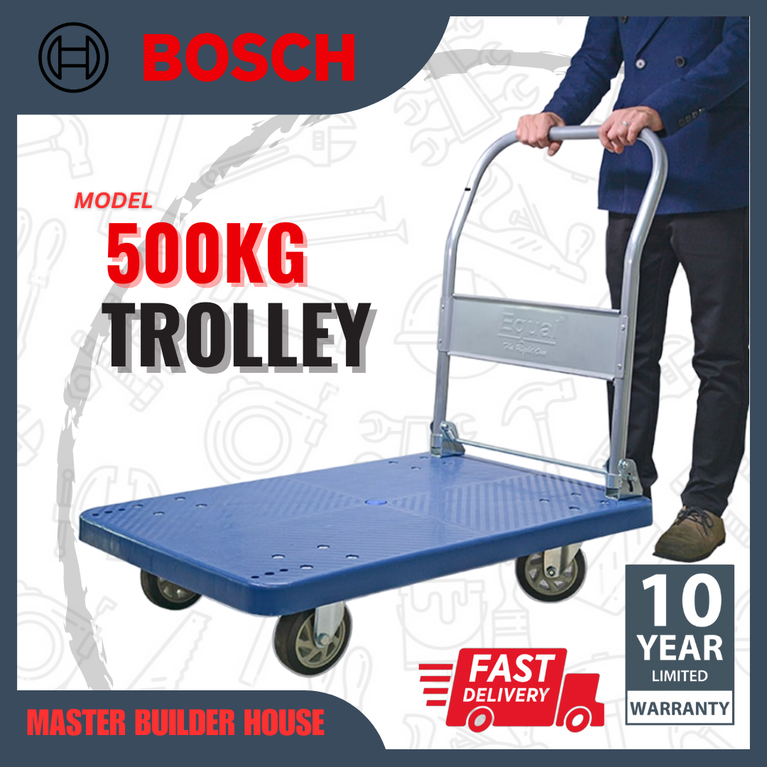 【8.8 MEGA SALE 🎉🎉】 Strong Thick Steel Trolley Portable 1000KG Hand ...