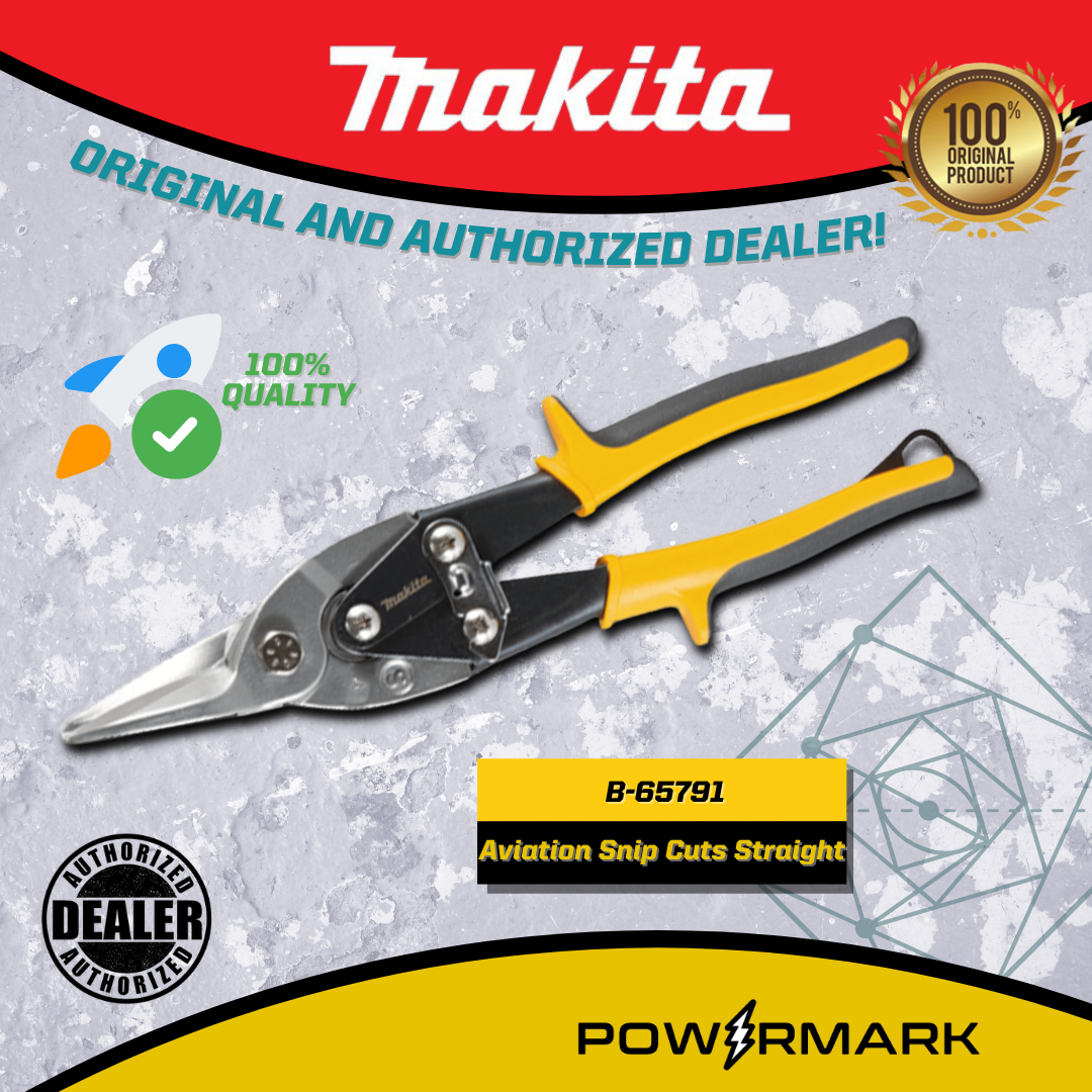 MAKITA B-65791 – Aviation Snip Cuts Straight [POWERMARK | MAC] | Lazada PH
