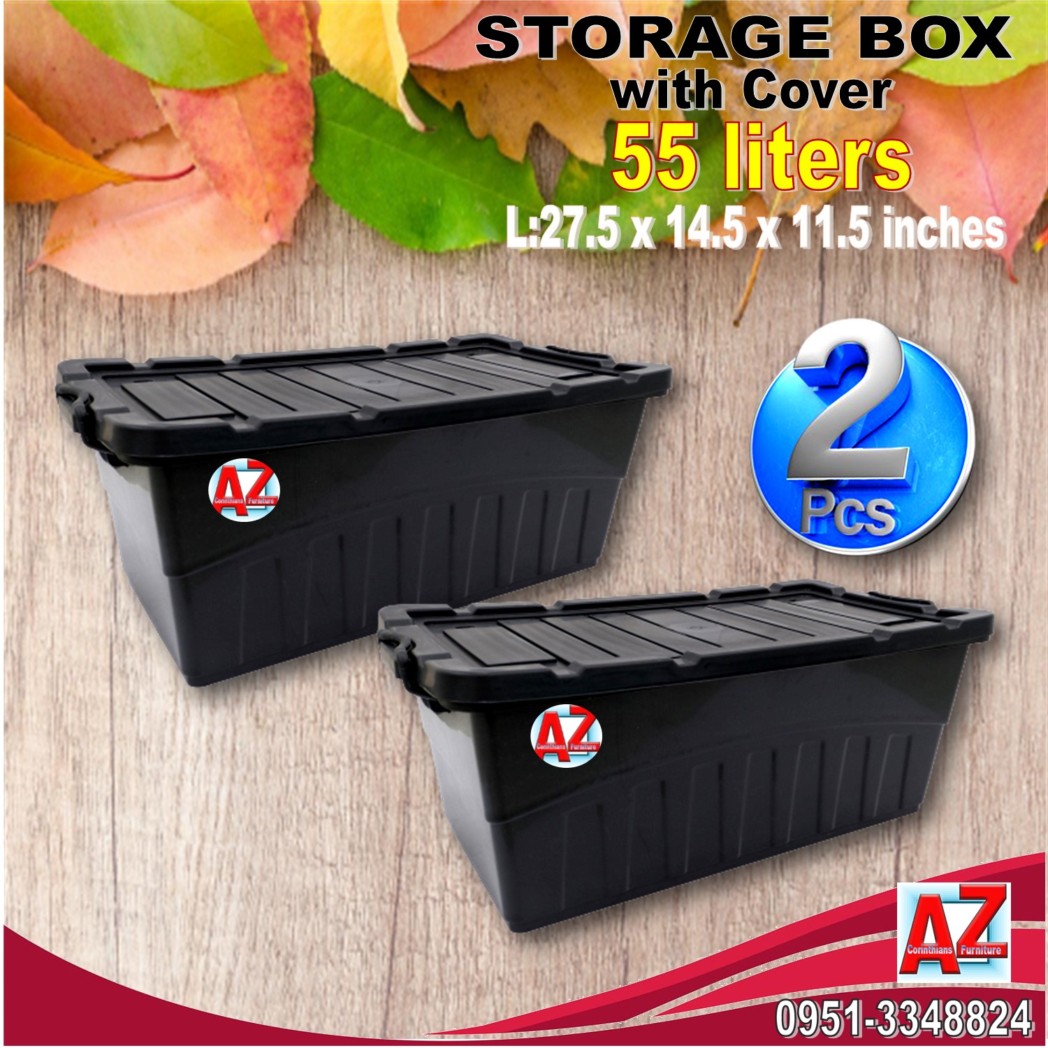 rectangular deco box 55 liters, Storage box, multi purpose storage ...