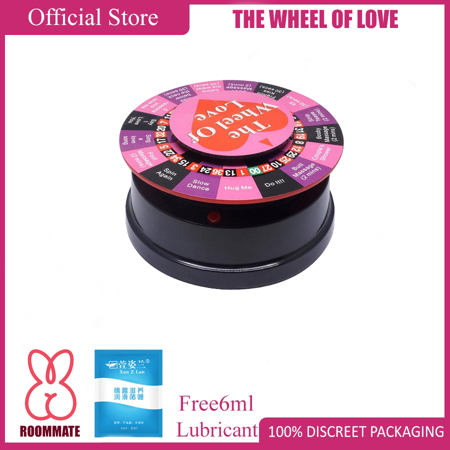 Roommate Mini Wheel of Love Wheel of with 17 Ways for Playing Games ...