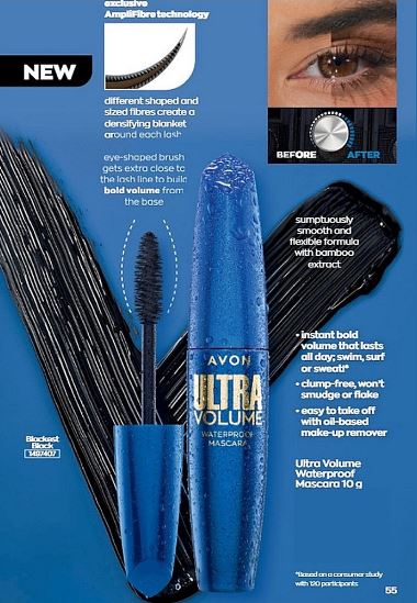 AVON Ultra Volume Waterproof Mascara 10g | Lazada PH