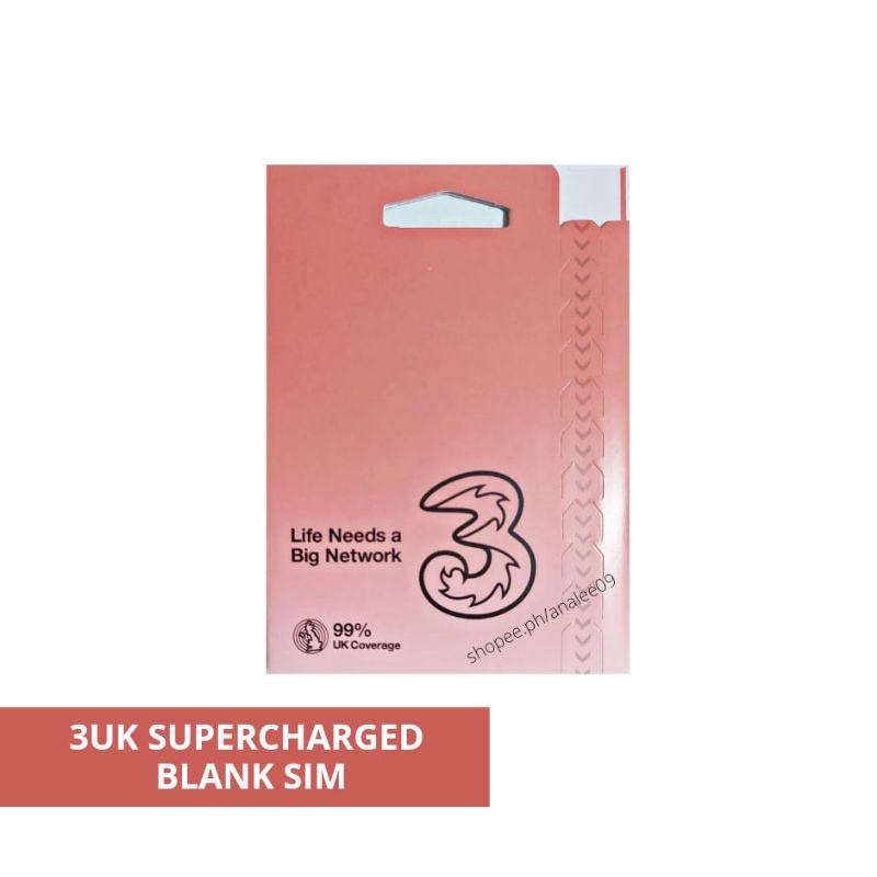 3UK Supercharged 5G Ready SIM for Seafarers | Lazada PH