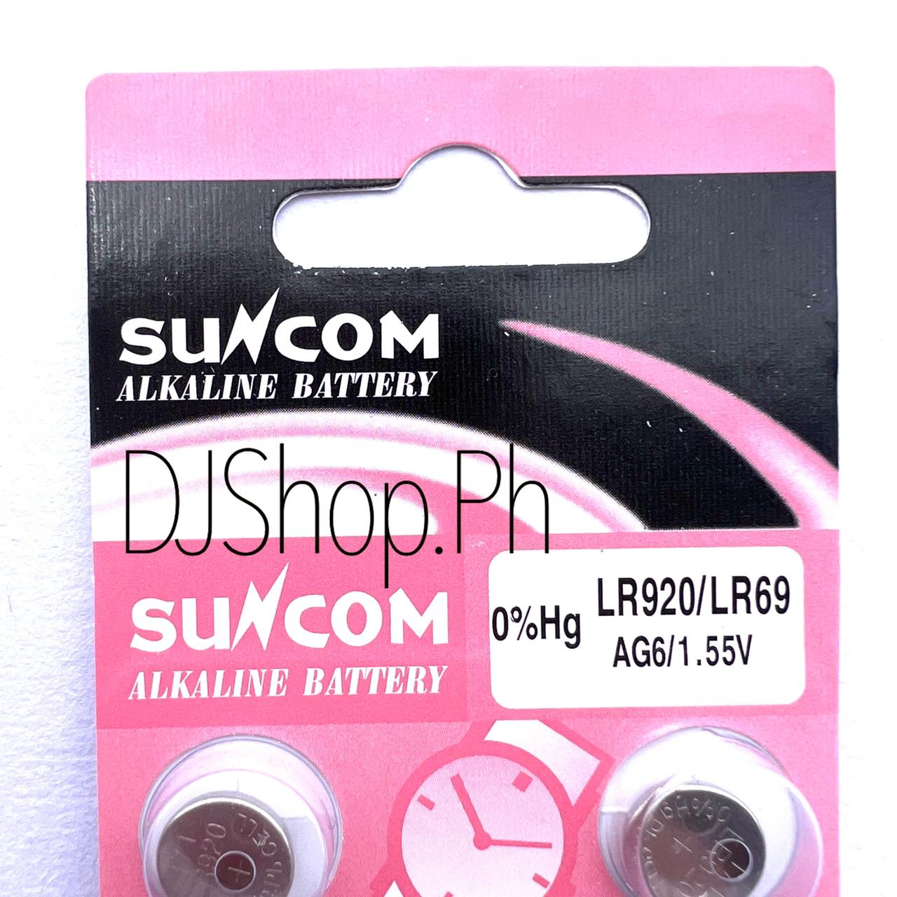 LR920 / LR69 AG6 Suncom 1.55V Alkaline Cell Button / Watch Battery ...
