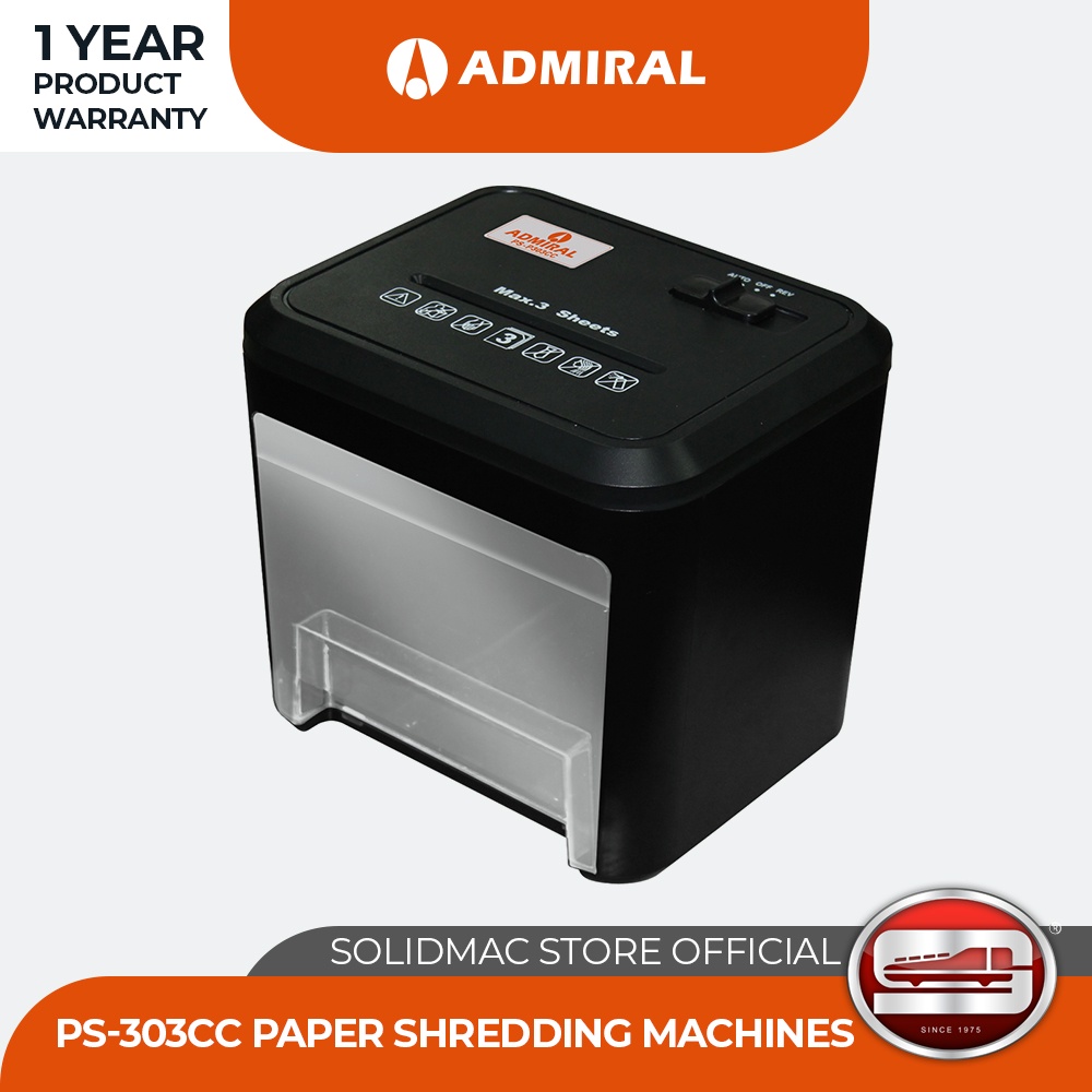 Admiral PS-P303CC Cross Cut Paper Shredder | Lazada PH