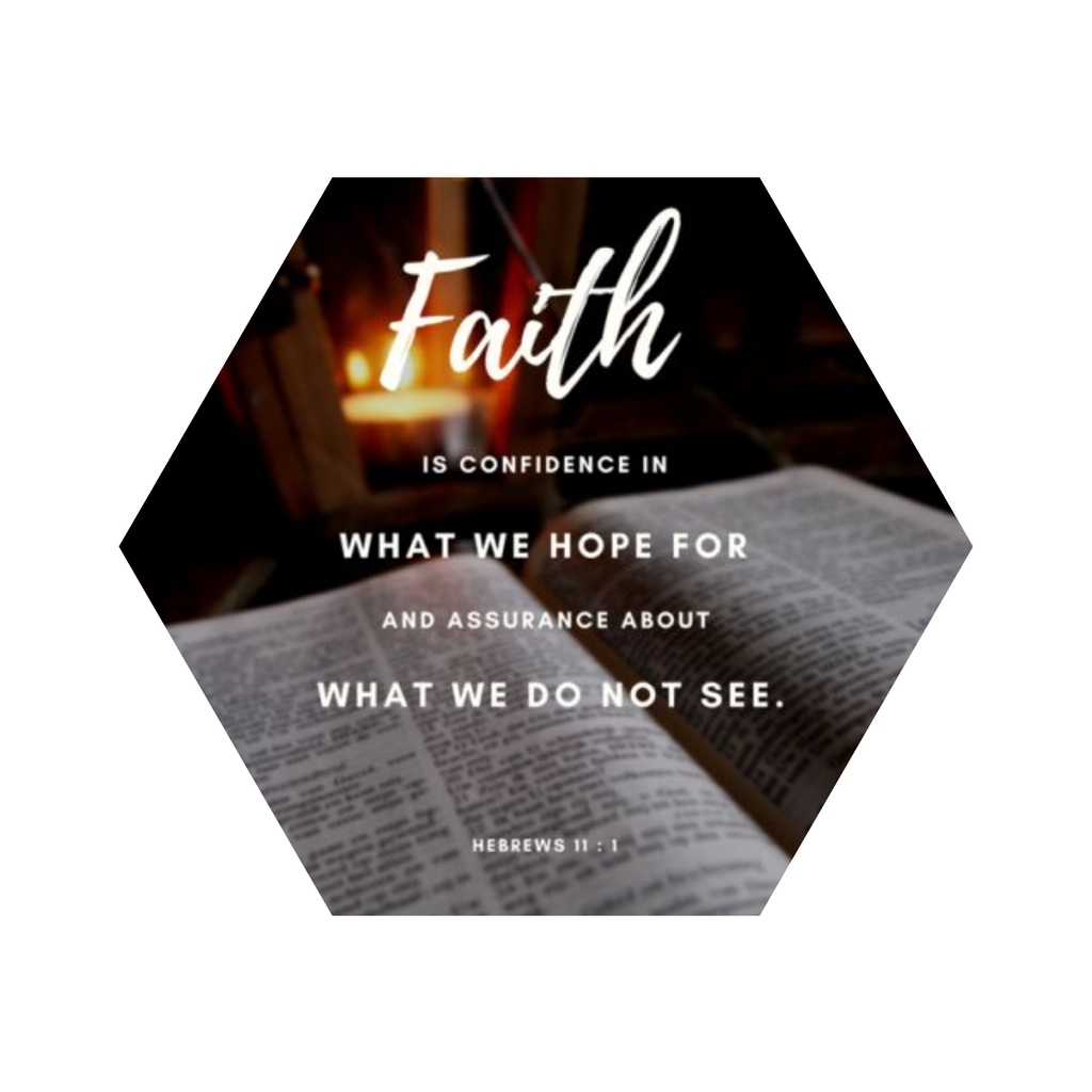 Overture 4x3.5 Hexagon Sintra Wall Frame / Bible Verse - Small Size ...