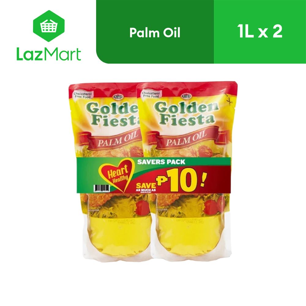 UFC Golden Fiesta Cooking Oil Heart Healthy Savers Pack 1L x 2 | Lazada PH