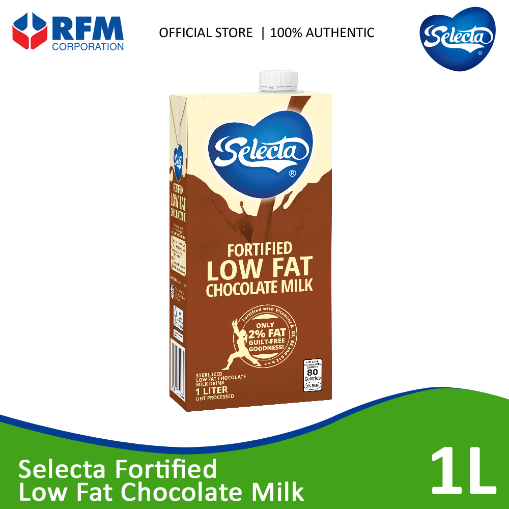 Selecta Fortified Low Fat Chocolate Milk 1 Liter | Lazada PH
