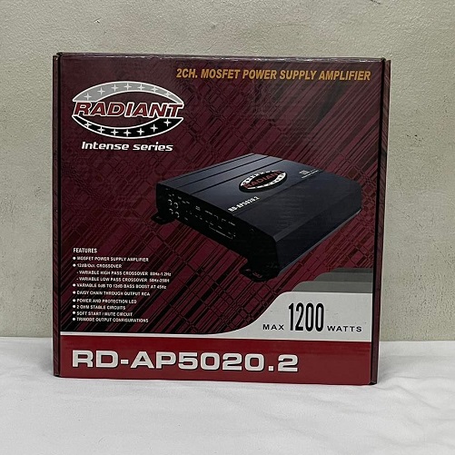 RADIANT RD-AP5020.2 2CH. MOSFET POWER SUPPLY AMPLIFIER | Lazada PH