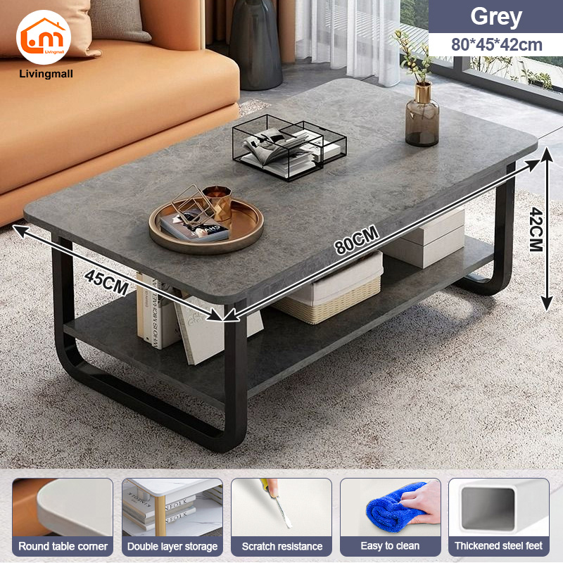 【on hand 】Coffee Table Simple Modern Creative Small Apartment Living ...