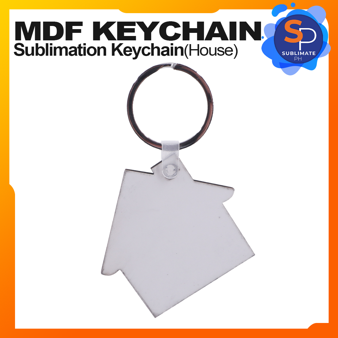 Personalized Sublimation Coated Souvenir MDF Wood White Keychain Sublimation Consumables | Lazada PH