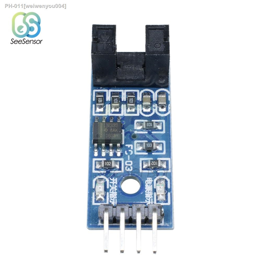 5Pcs Speed Sensor Module Slot-type IR Optocoupler LM393 For Arduino ...
