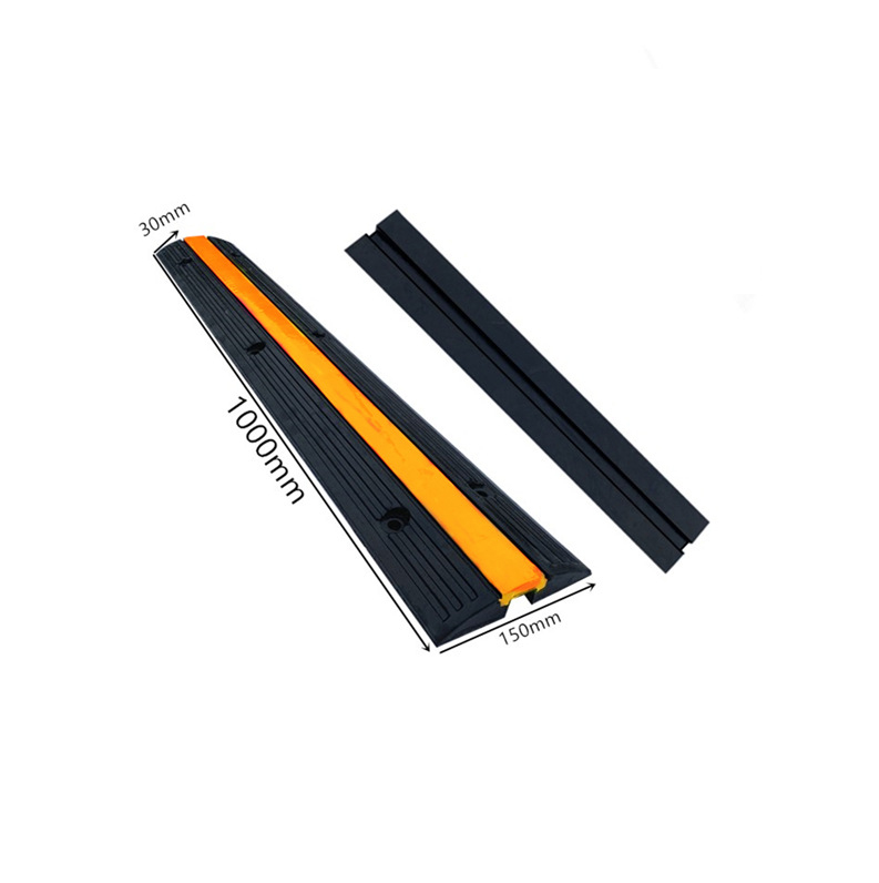Rubber Cable Ramp Yellow Black 2 Channels Hump Cover Protector | Lazada PH