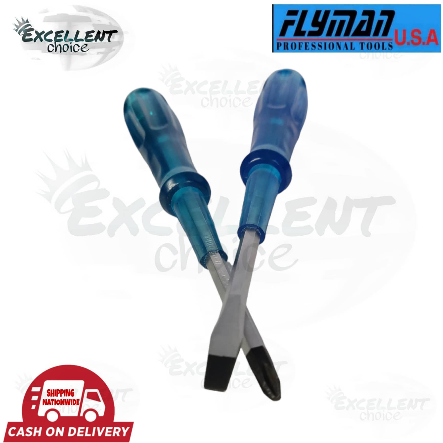 Flyman Screwdriver Set Flat and Phillips Head 4 Long | Lazada PH