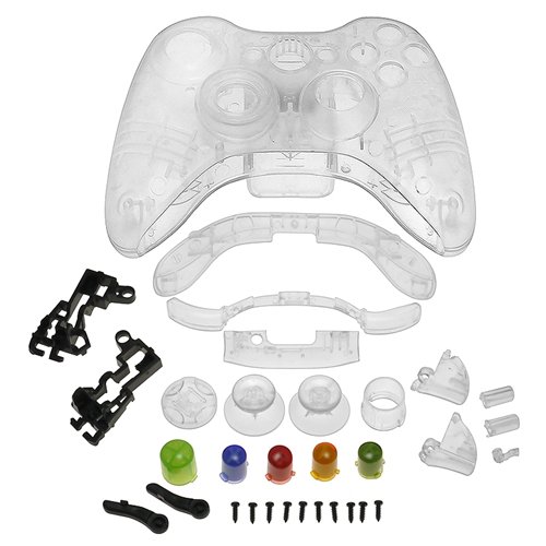 Crystal Shell Compatible with Microsoft Xbox 360 Wireless Controller ...