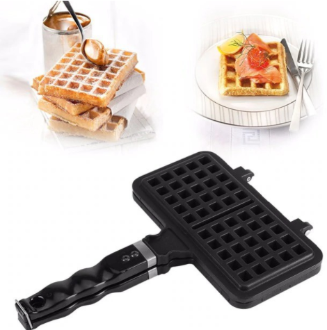 Rectangle Shape Non-stick Metal Waffle Maker Pan Tool | Lazada PH