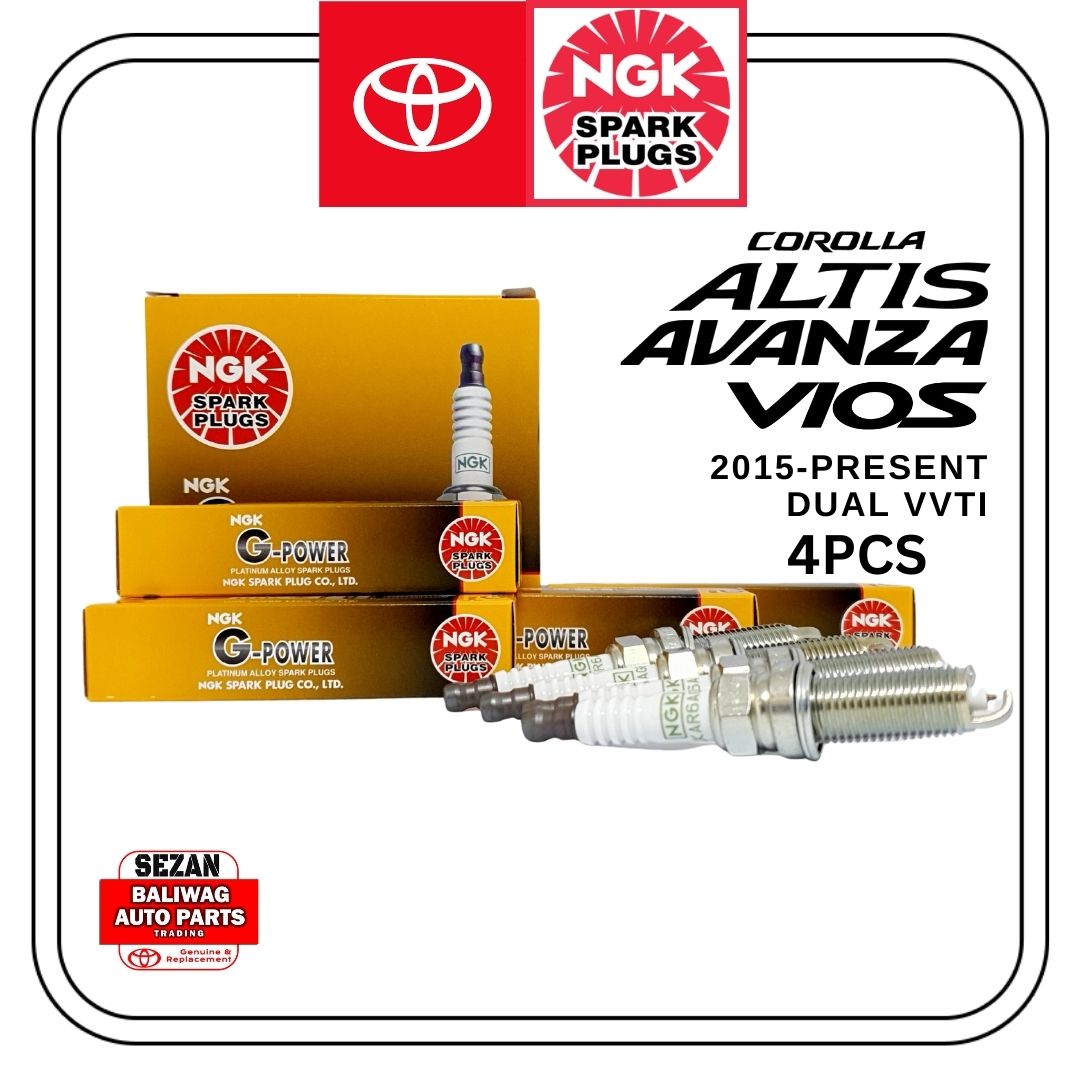 ORIGINAL NGK G-POWER TOYOTA COROLLA ALTIS VIOS PRIUS SPARK PLUG SET OF ...