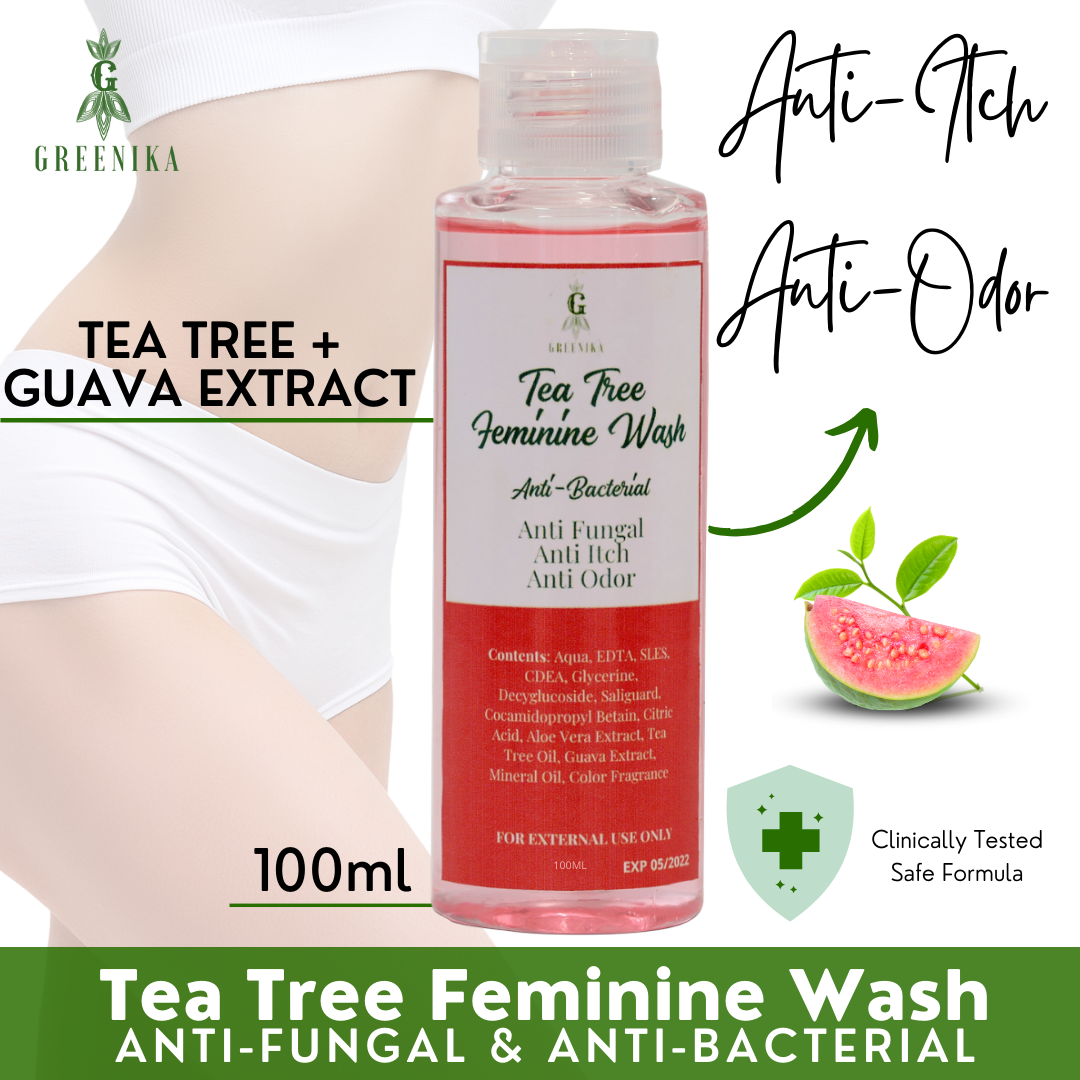 [ BUY 1 TAKE 1 FEMININE WASH ANTIBACTERIAL ] Greenika Tea Tree Feminine ...