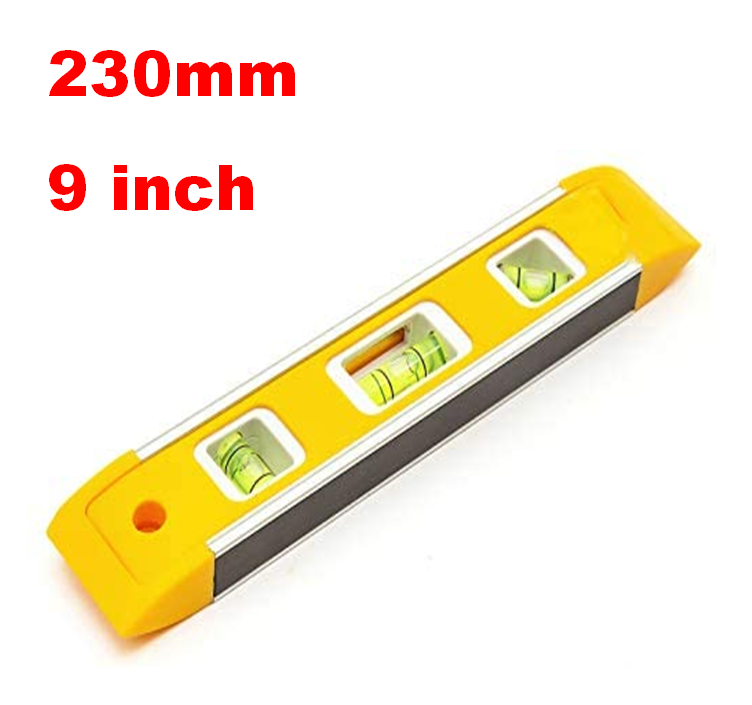 9 Inch Magnetic Box Level Torpedo Level,3 Different Bubbles/45°/90°/180 ...