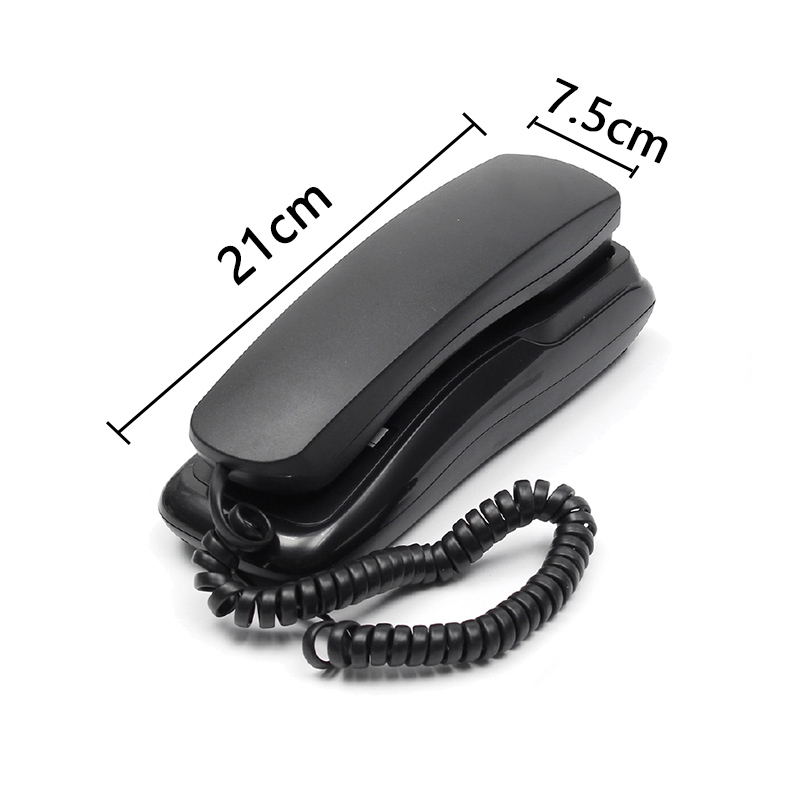 Wall Mount Landline Mini Corded Telephone Home Office Hotel Fixed ...