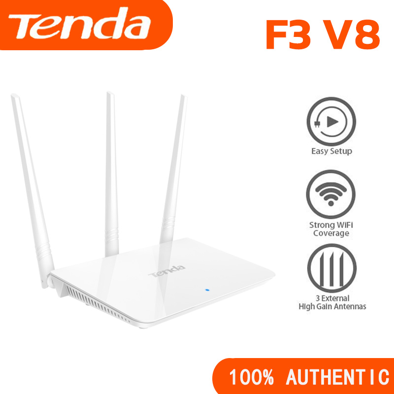 [PRELOVED]Tenda F3 Version8 300Mbps Wireless WIFI Router (White ...