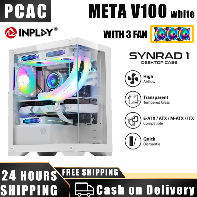 [ PC CASE WITH FAN ] INPLAY Gaming Case Desktop Case/Beautiful/Durable ...