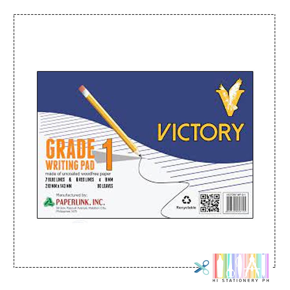 Rainbowtown VICTORY Writing Pad / Grade 1 / Grade 2 / Grade 3 / Grade 4 ...