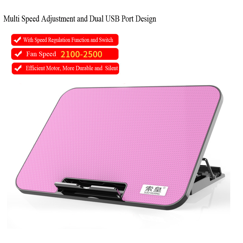 Cooling Base Laptop Cooling Pad Gaming Laptop Stand Cooler Six Fans Two ...