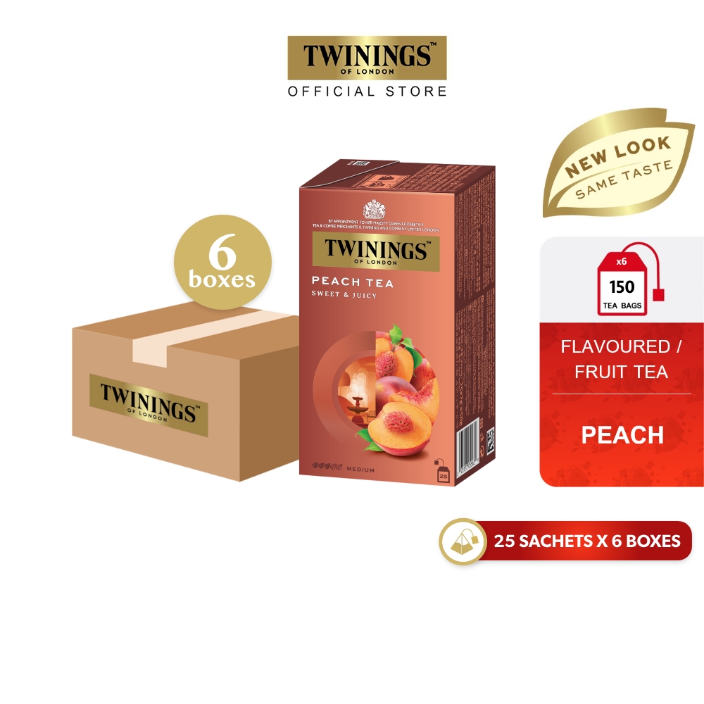 Twinings Peach Tea 25s Set of 6 | Lazada PH