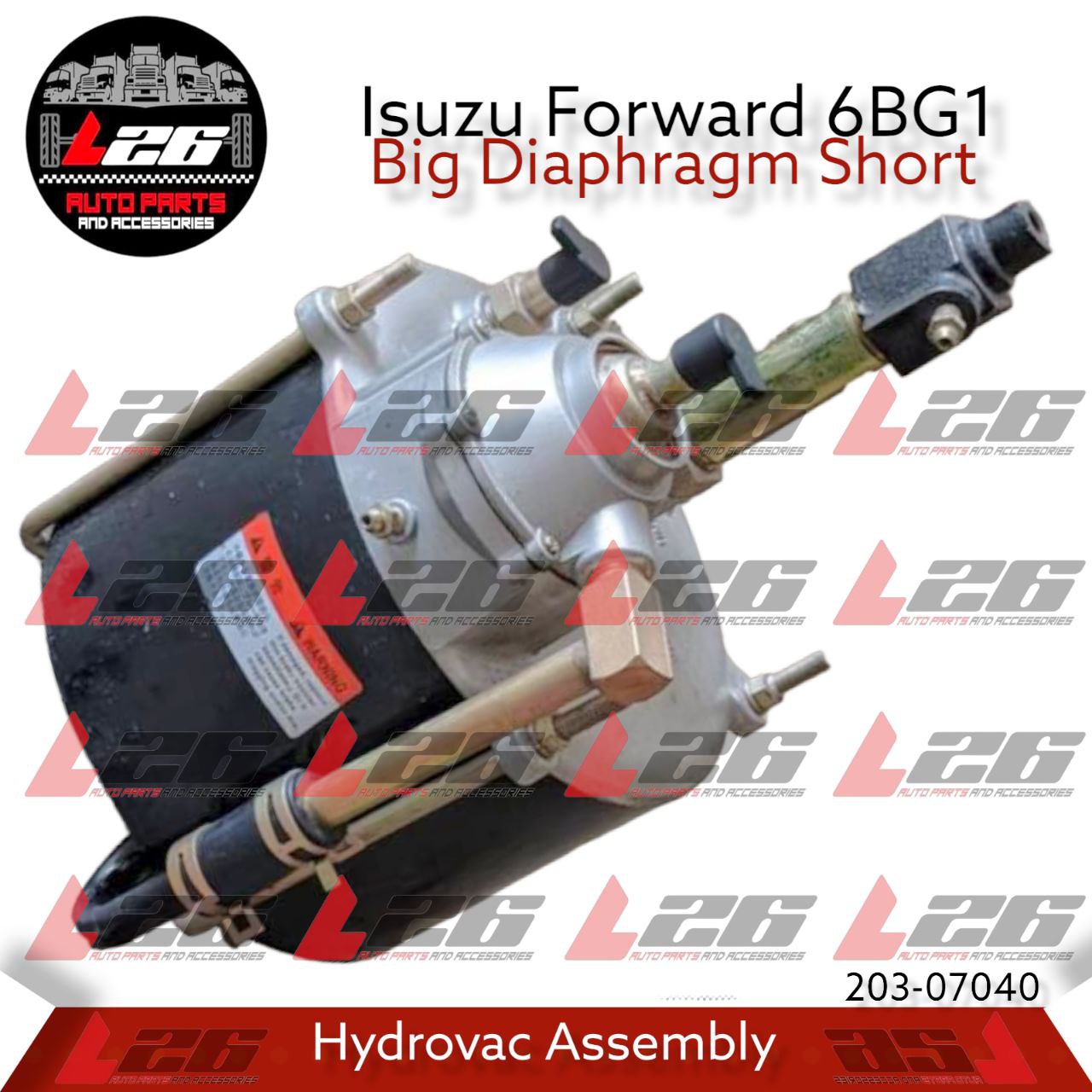 Isuzu Forward 6BG1 Brake Booster Assembly/Hydrovac Assembly 203-07040/ ...
